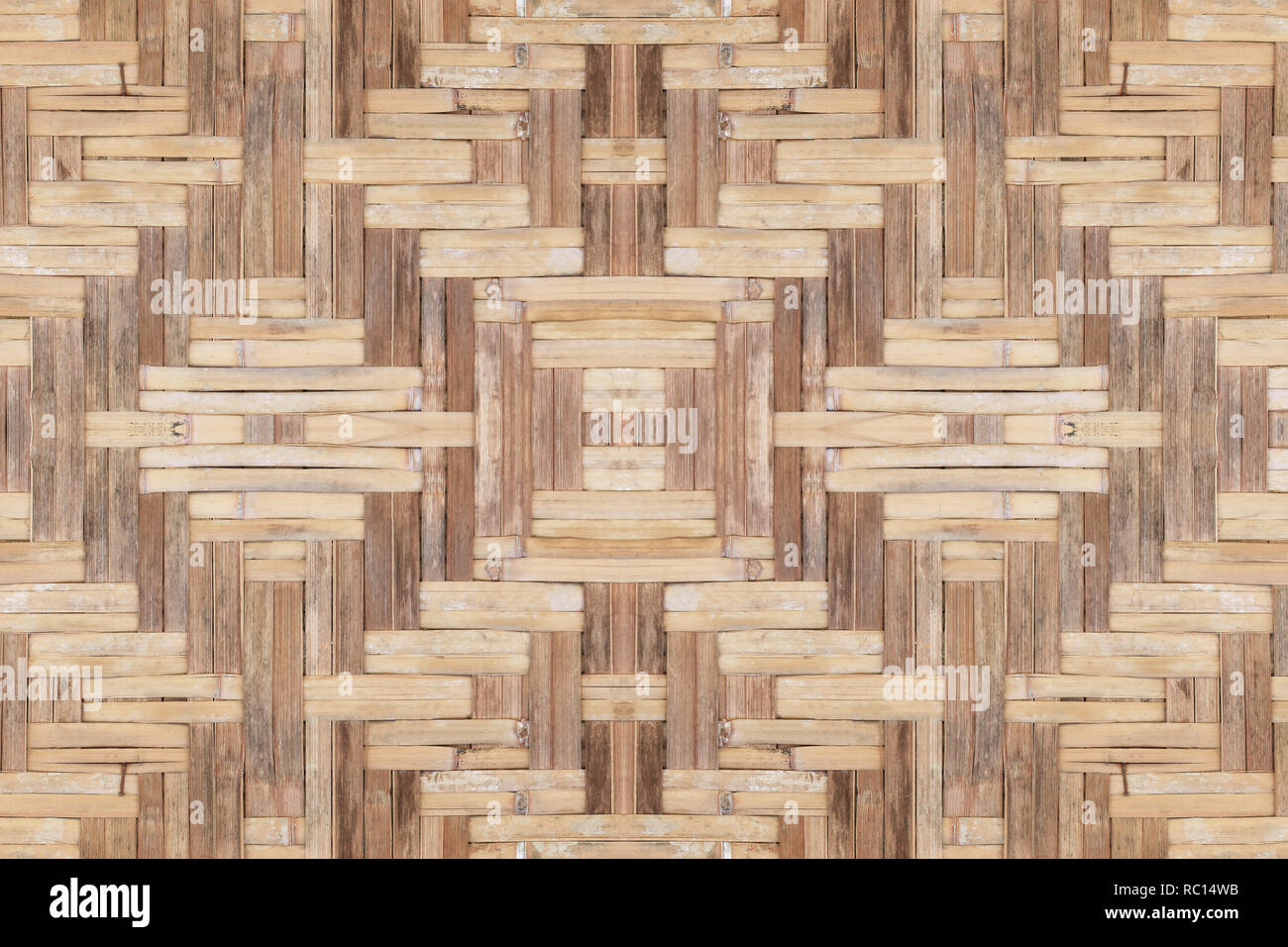 bamboo old weave wall texture beautiful pattern background Stock Photo ...