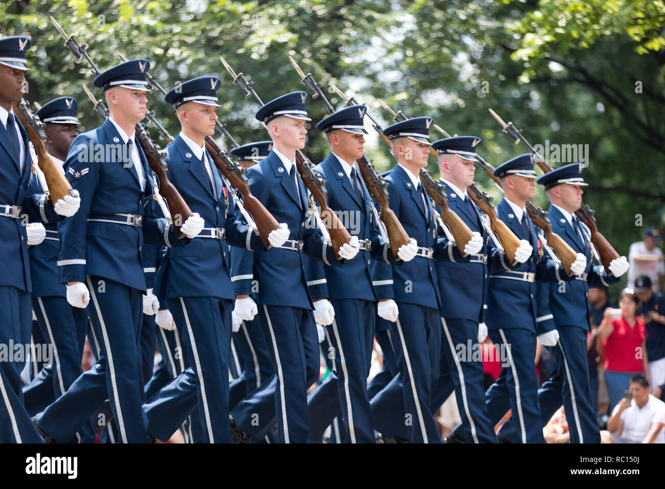 Air force marching hi-res stock photography and images - Alamy