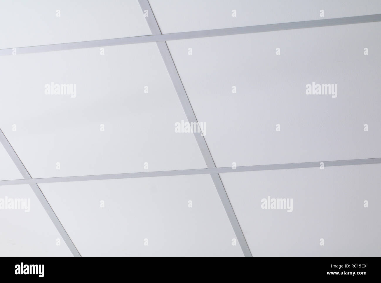 ceiling panel white old with copy space for add text Stock Photo - Alamy