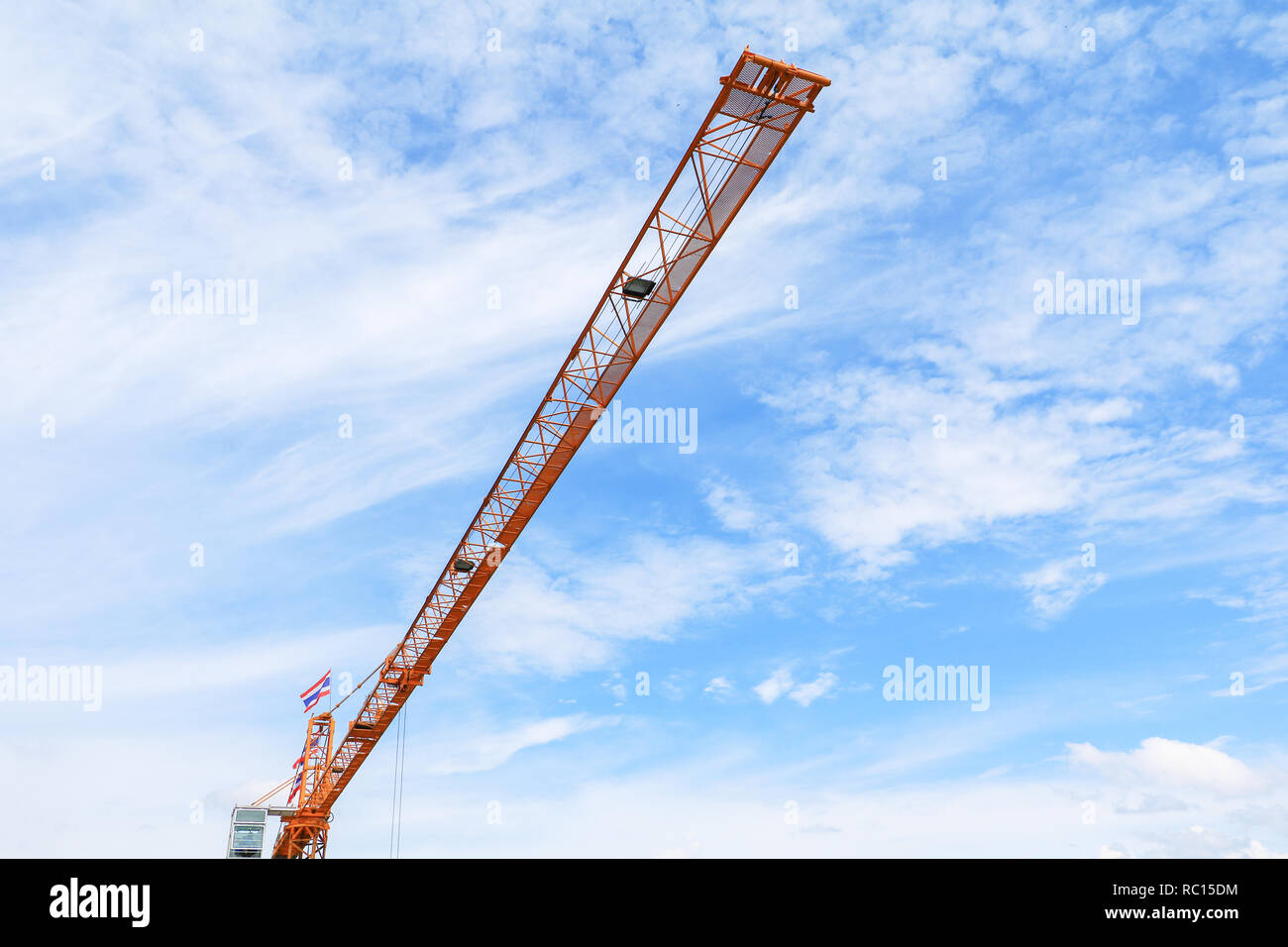 crane in construction building site Stock Photo - Alamy