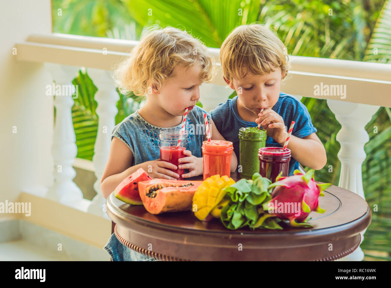 Healthy energy drinks for children hi-res stock photography and images ...