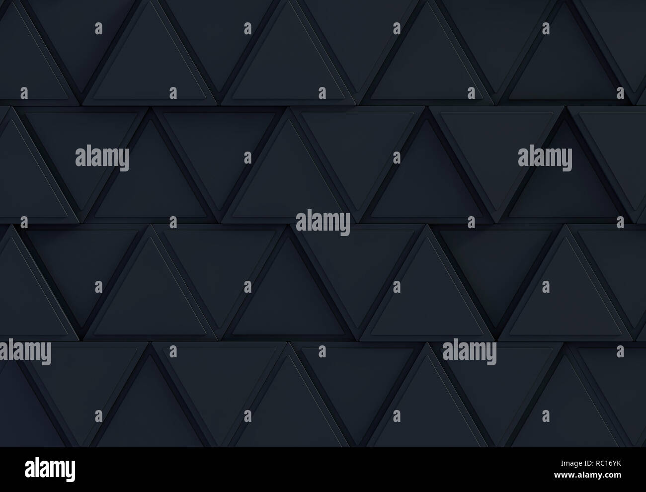 Two tone triangle extruded abstract background. 3D rendering Stock ...