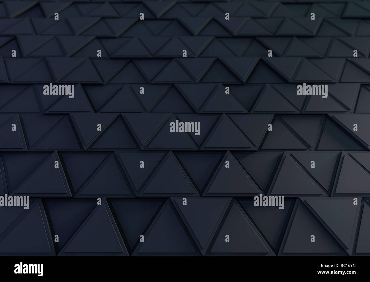 Two tone triangle extruded abstract background. 3D rendering Stock ...