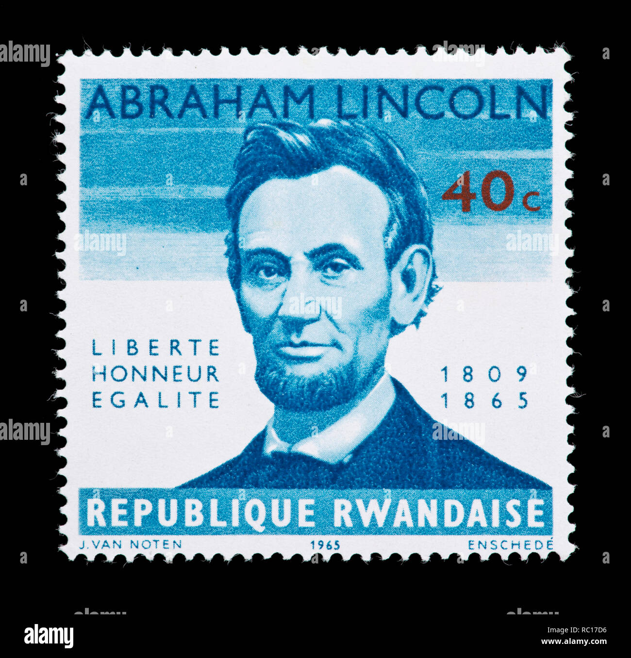 Lincoln stamp hi-res stock photography and images - Alamy
