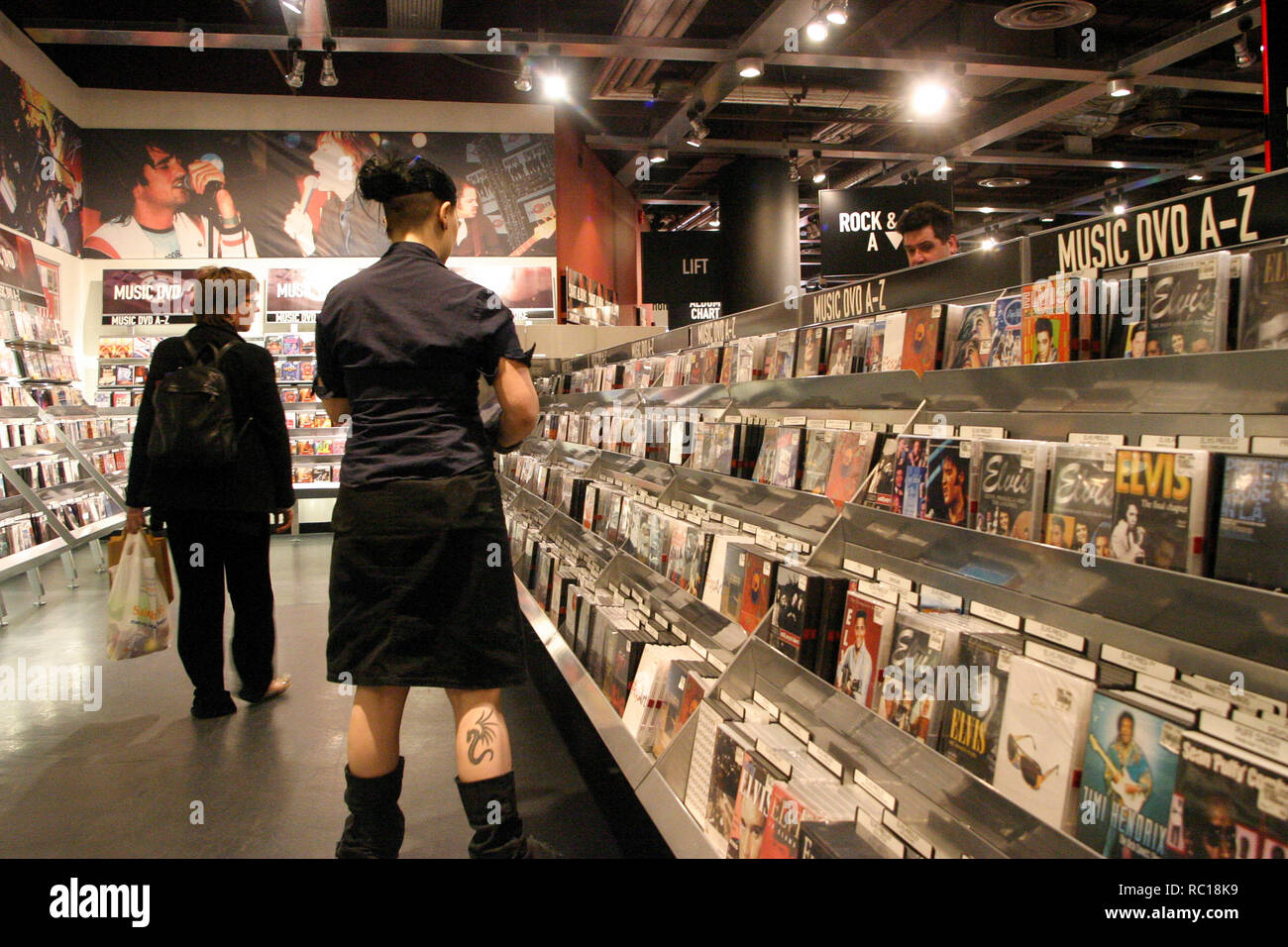 Virgin Megastore, Oxford street, London, Greart-Britain, UK Stock Photo ...