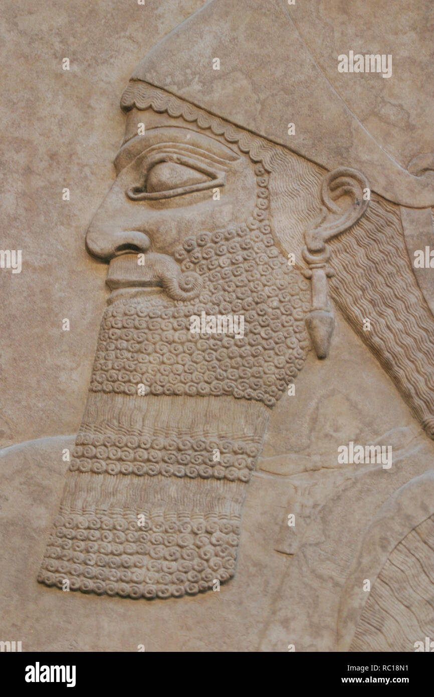 Assyrian art, National Gallery, London, Great-Britain, UK Stock Photo ...