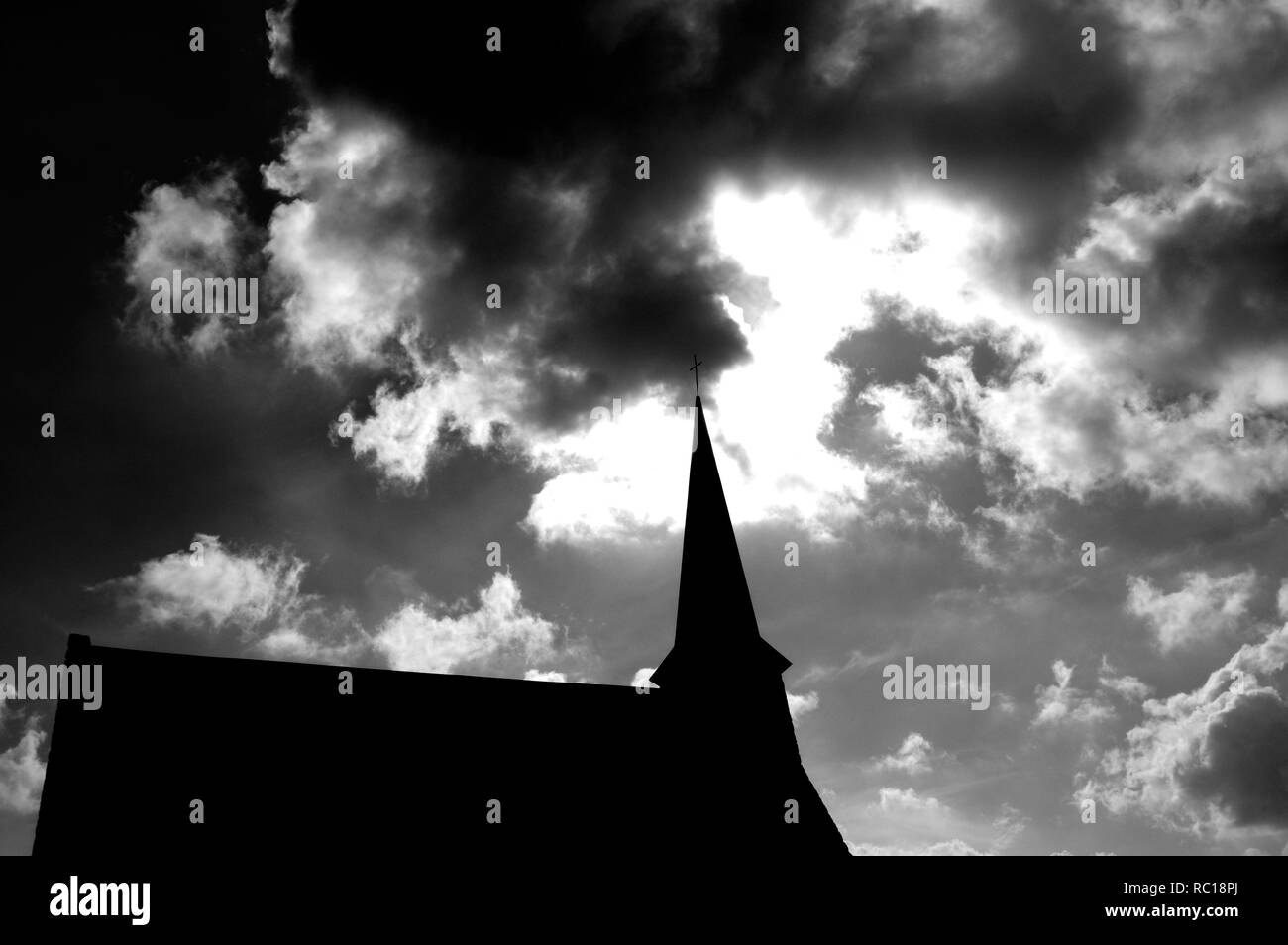 Old and small church Stock Photo - Alamy