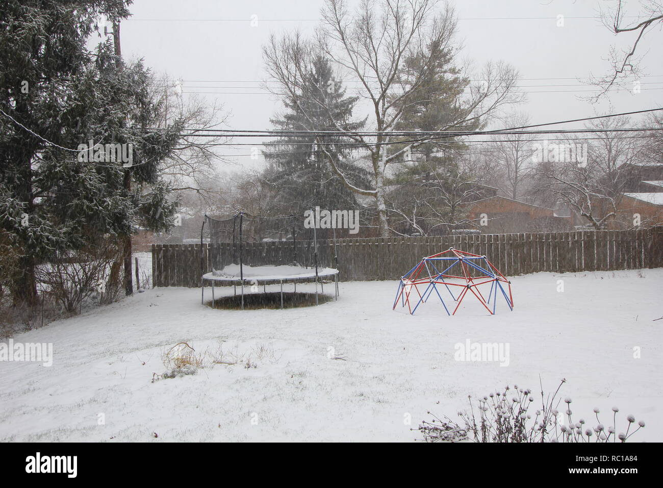 Winter Storm, Columbus, Ohio Stock Photo - Alamy
