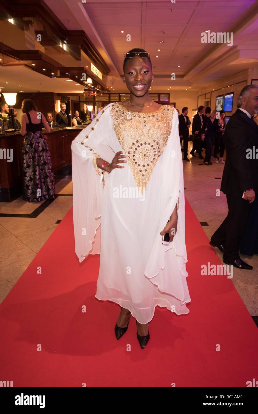 Berlin, Germany. 12th Jan, 2019. Model Toni Dreher comes to the ...