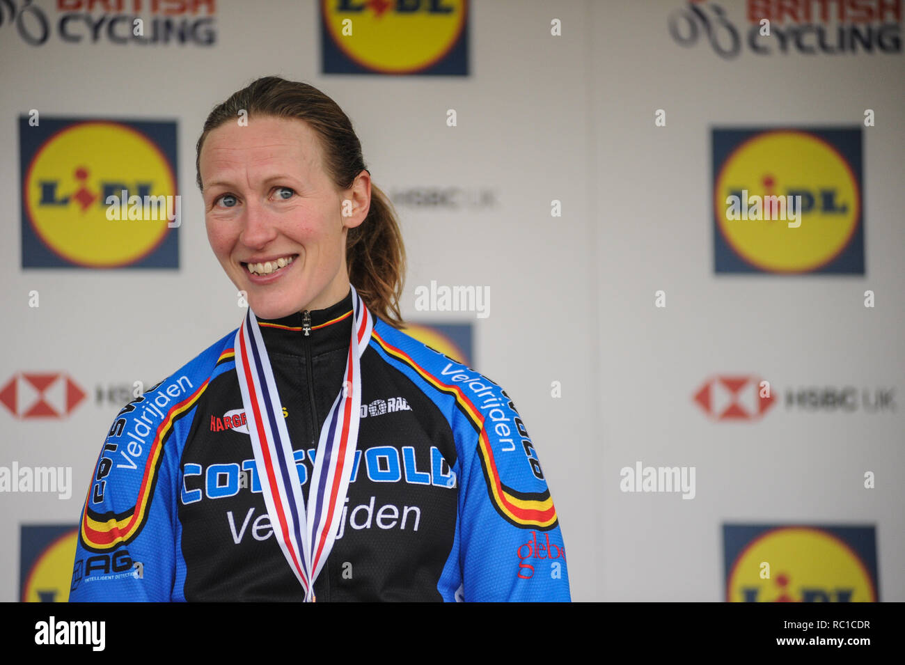 Cyclopark, Gravesend, Kent, UK, 12th January 2019. HSBC UK Cyclo-Cross ...