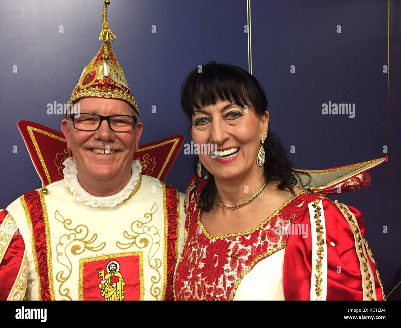 Trier, Germany. 12th Jan, 2019. Pierrot Klein and Marie-Claire Klein ...