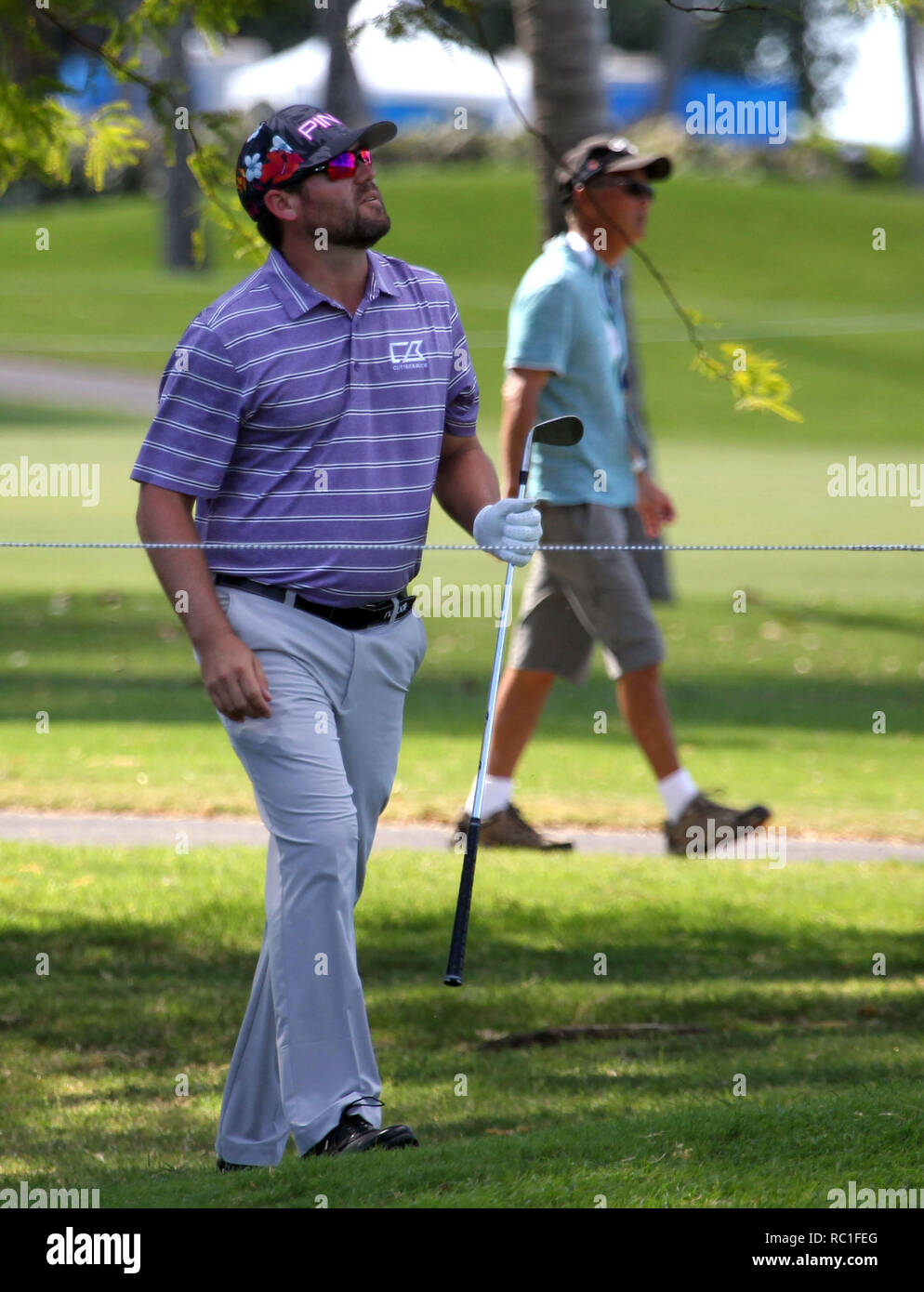 Waialae Country Club, Honolulu, USA. January 11, 2019 - Alex Prugh ...