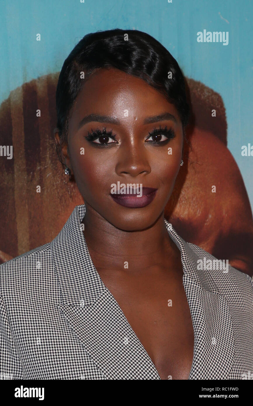 Los Angeles, California, USA. 10th Jan, 2019. Deborah Ayorinde during ...