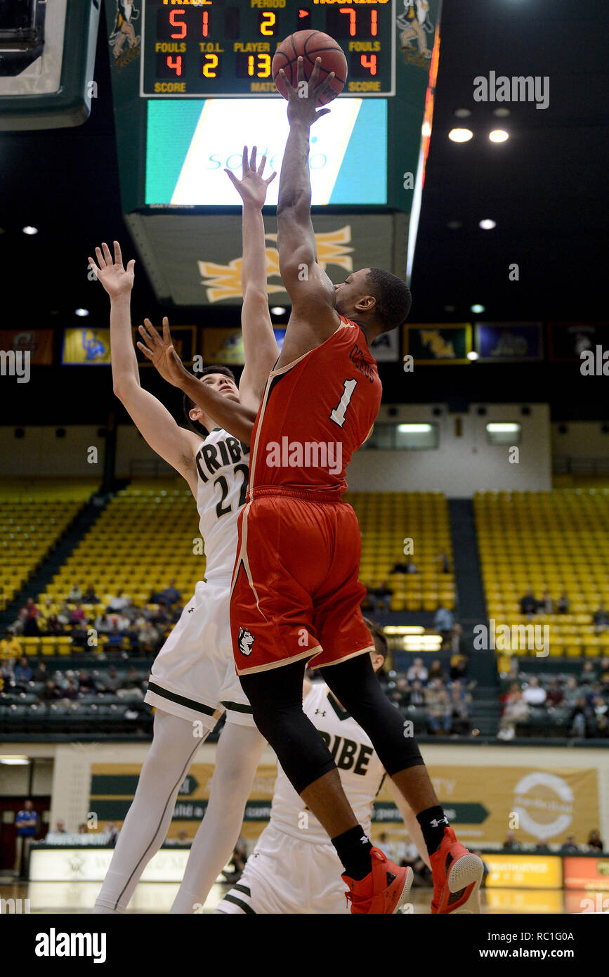 Williamsburg, VA, USA. 12th Jan, 2019. 20190112 - Northeastern guard ...
