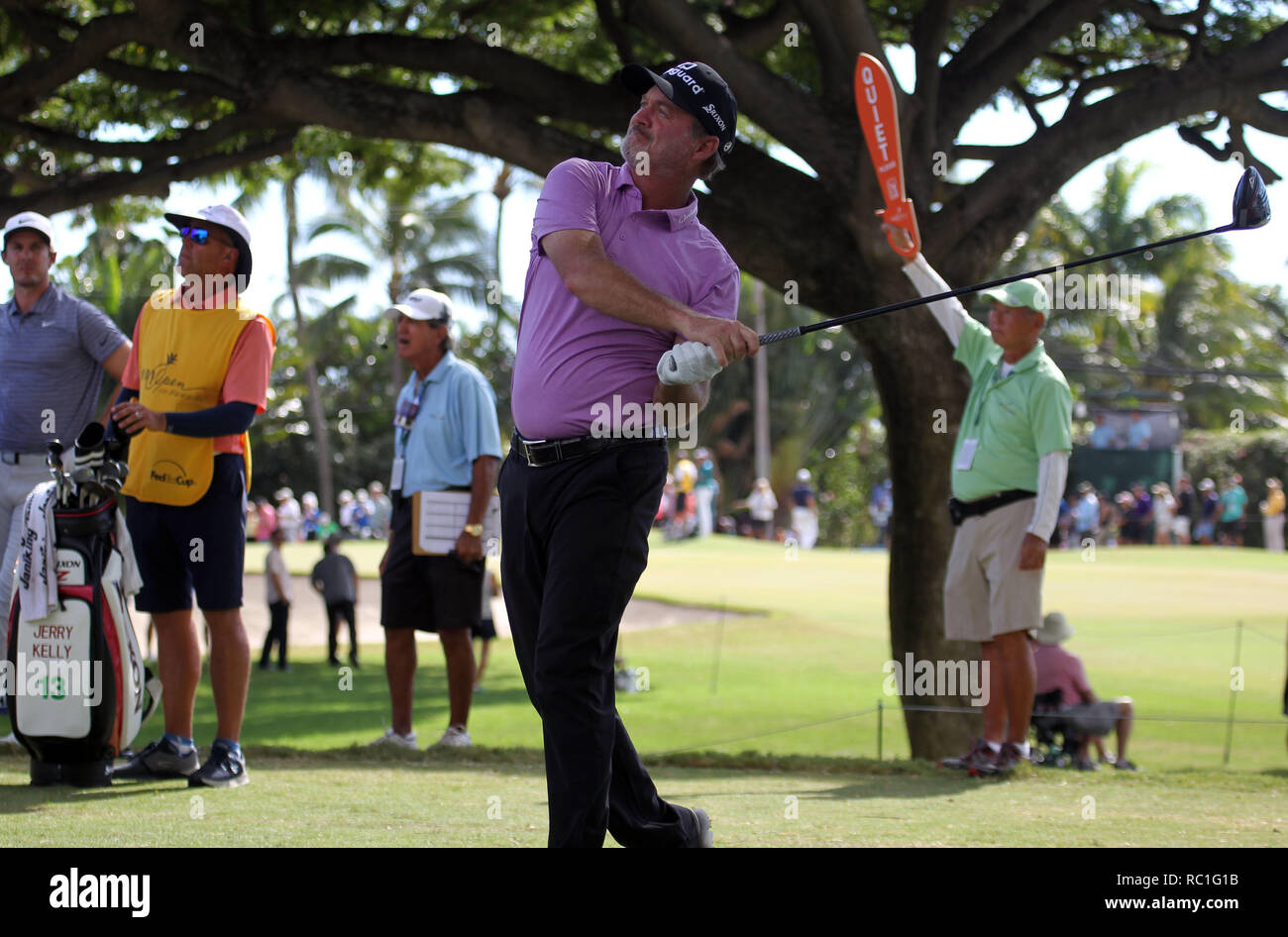 Waialae Country Club, Honolulu, USA. January 11, 2019 - Jerry Kelly ...