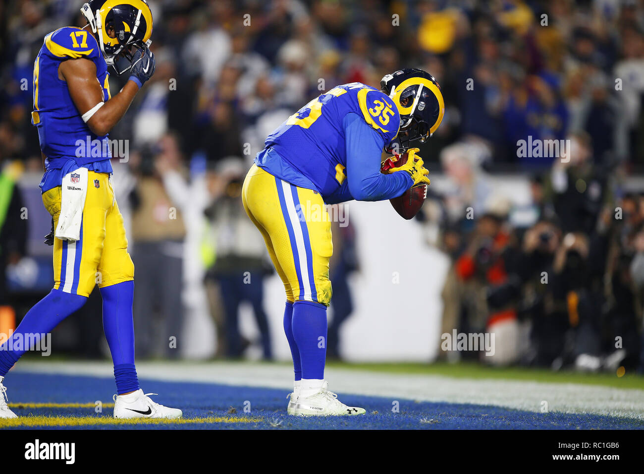Los Angeles, California, USA. 12th Jan, 2019. Los Angeles Rams C.J ...