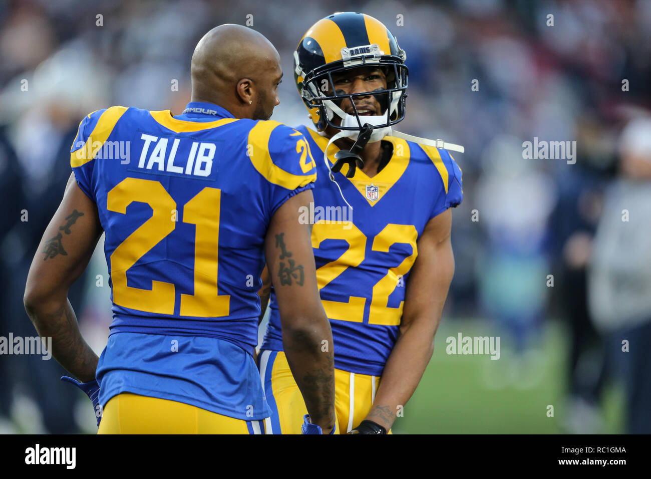 Los Angeles, CA, USA. 12th Jan, 2019. Los Angeles Rams cornerback ...