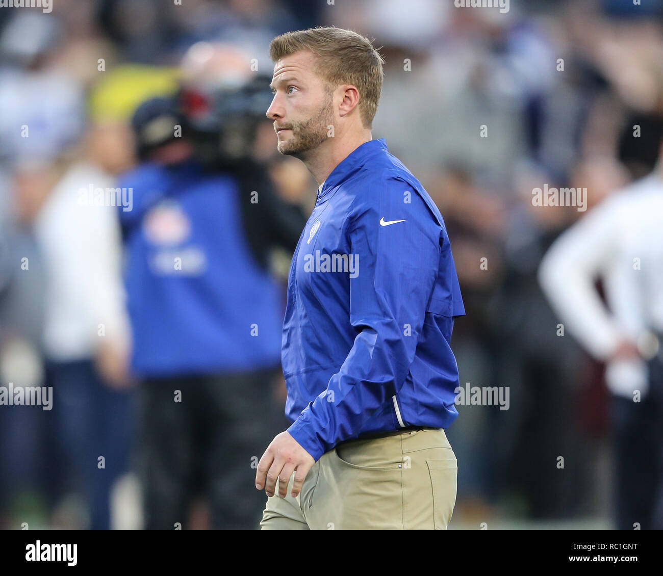 Los Angeles, CA, USA. 12th Jan, 2019. Los Angeles Rams head coach Sean ...