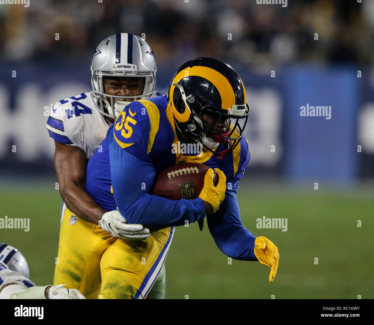 Los Angeles, CA, USA. 12th Jan, 2019. Los Angeles Rams running back C.J ...