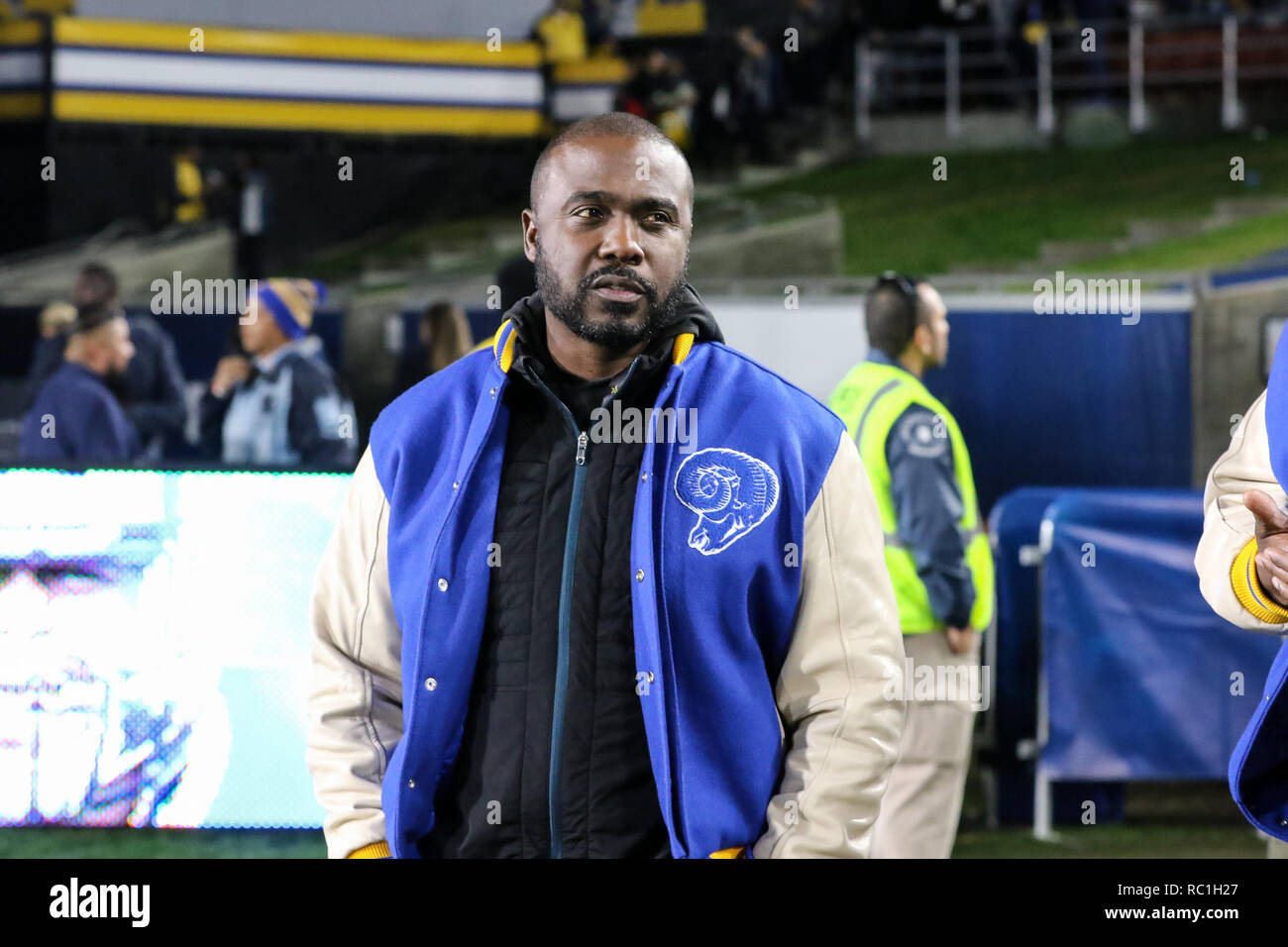 Los Angeles, CA, USA. 12th Jan, 2019. Marshall Faulk during the NFL ...