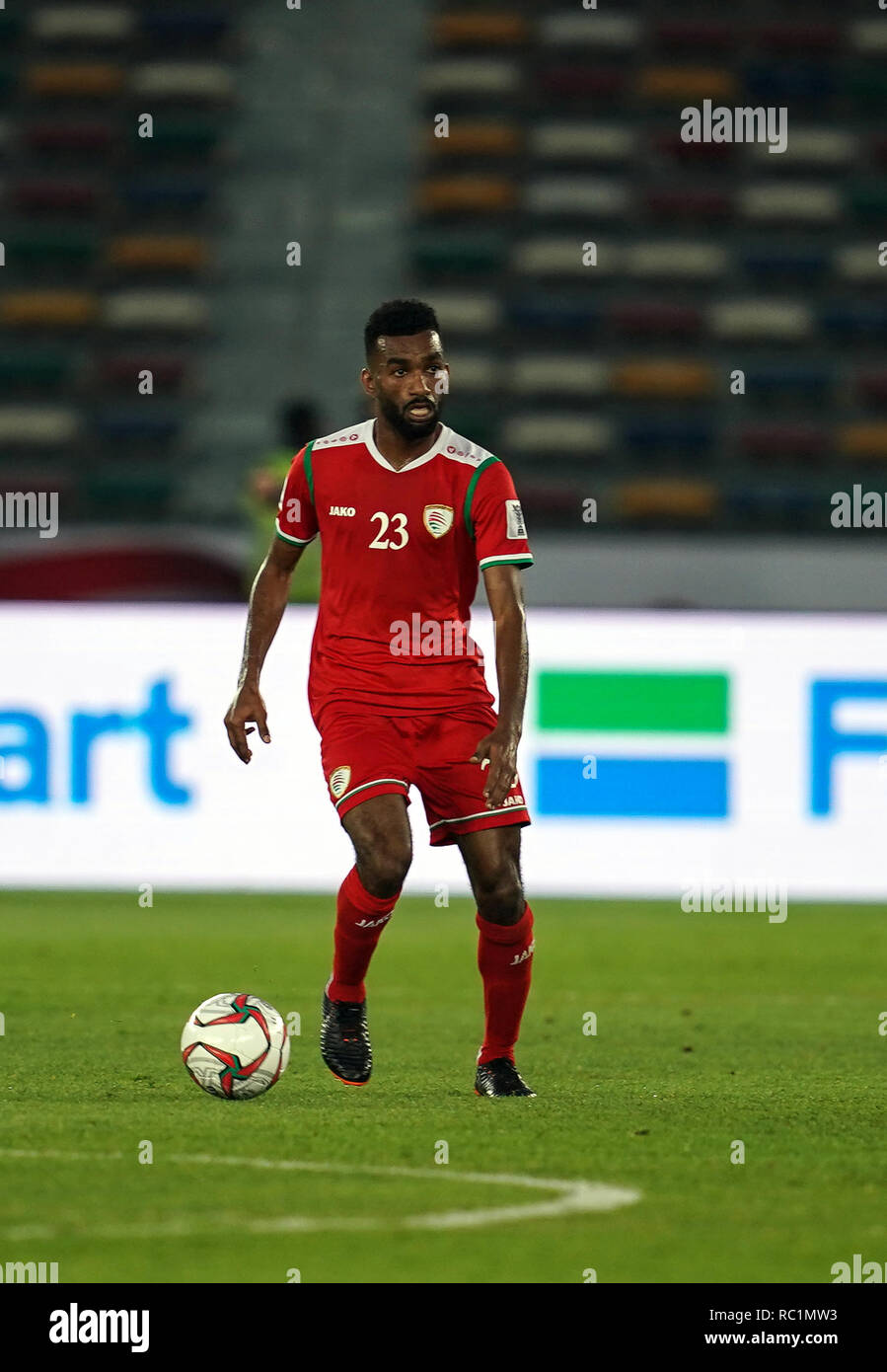 January 13, 2019 : Harib Al-Saadi of Oman during Oman v Japan at the ...