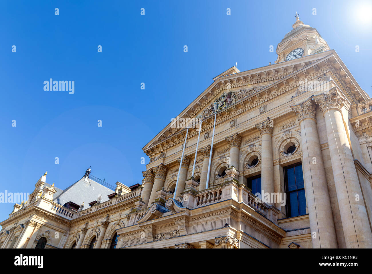 Cape Town City Hall historical building in downtown of the city Stock ...