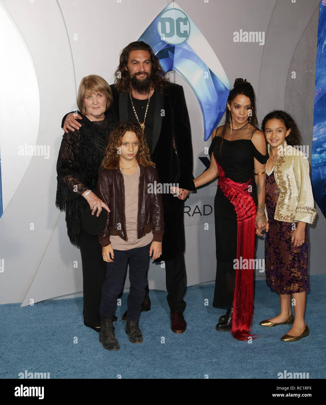 Celebrities attend 'Aquaman' film premiere at TCL Chinese Theater in Hollywood. Featuring: Coni ...