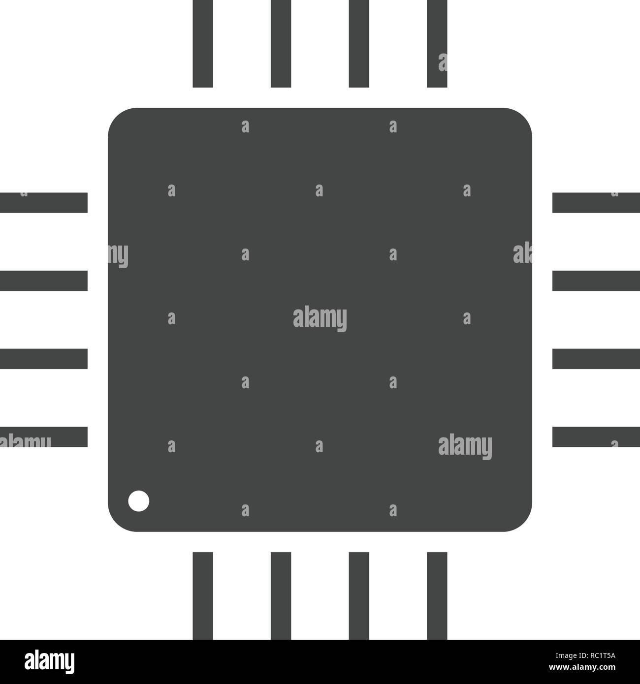 Abstract micro chip symbol logo hi-res stock photography and images - Alamy