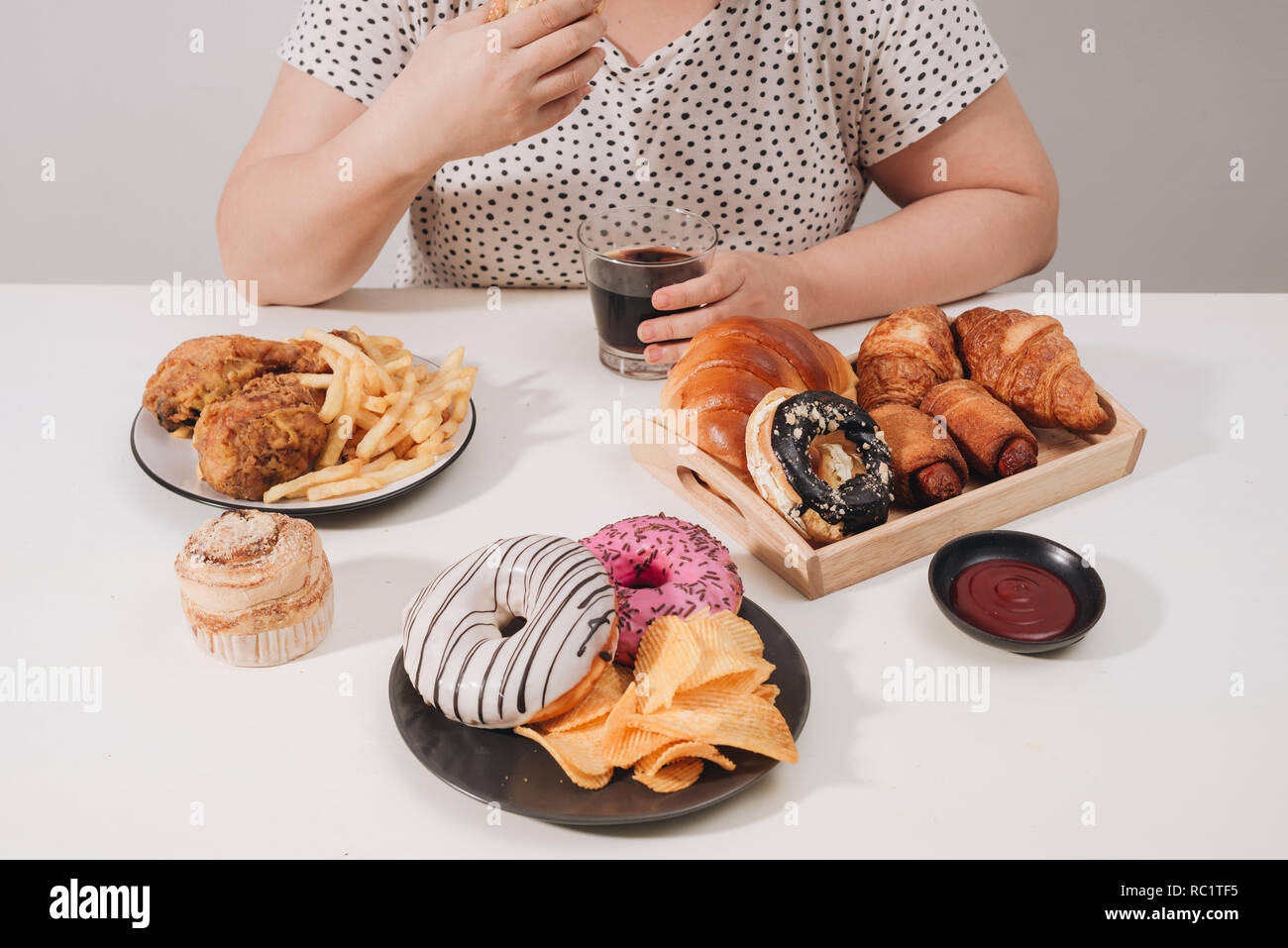 Overeating lunch hi-res stock photography and images - Alamy