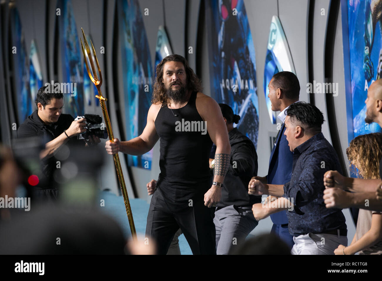 Celebrities attend 'Aquaman' film premiere at TCL Chinese Theater in ...