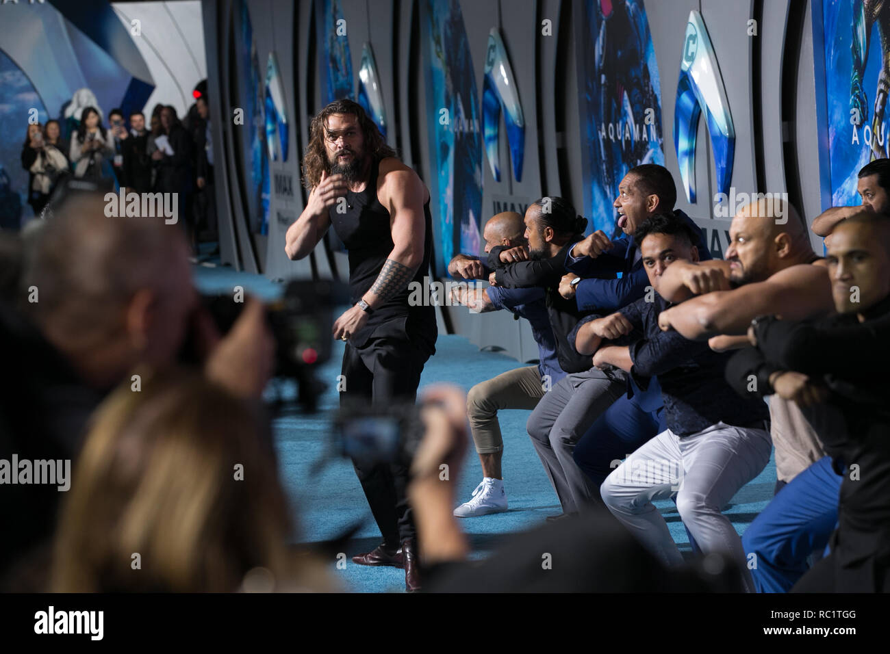 Celebrities attend 'Aquaman' film premiere at TCL Chinese Theater in ...