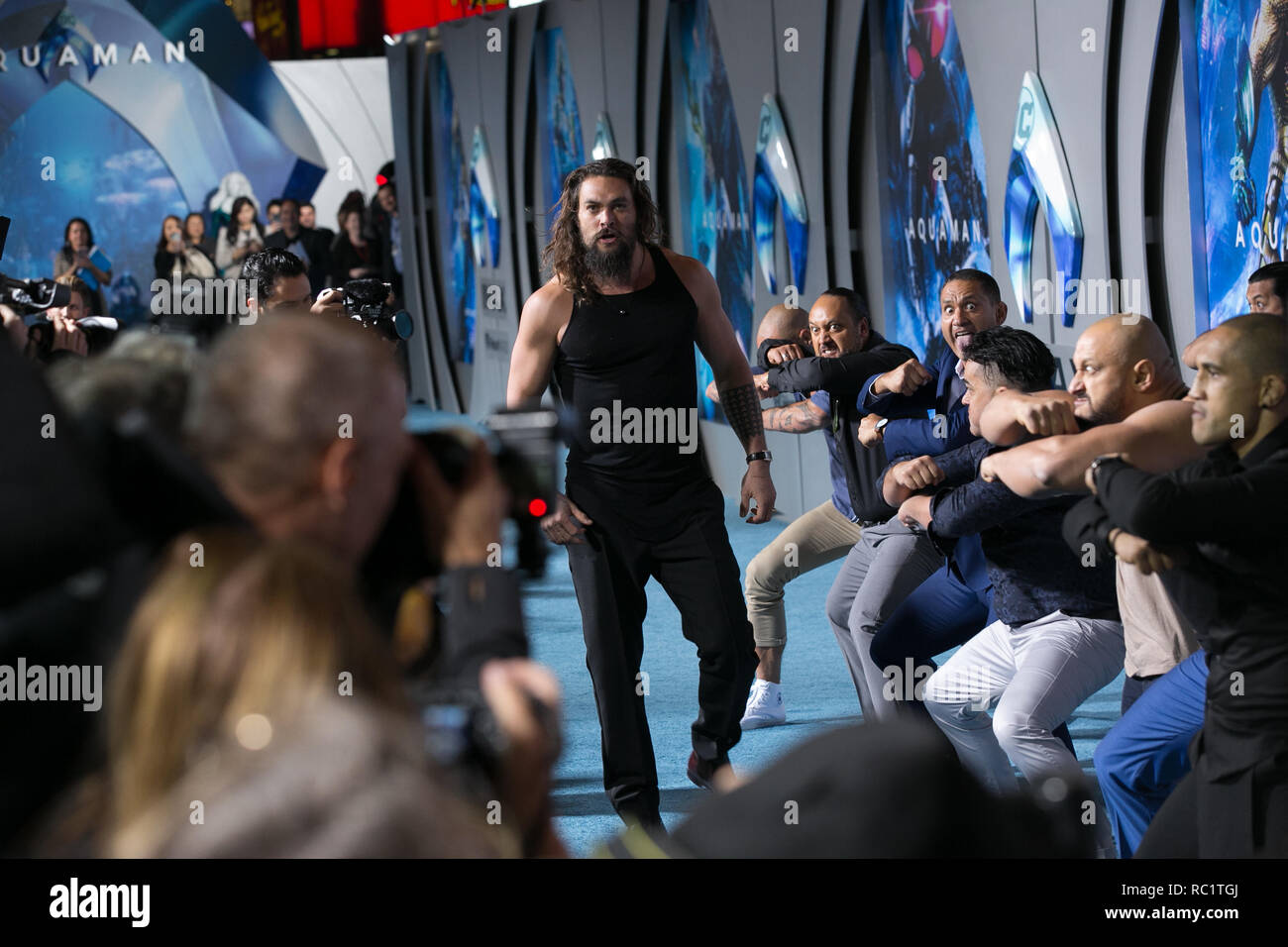 Celebrities attend 'Aquaman' film premiere at TCL Chinese Theater in ...