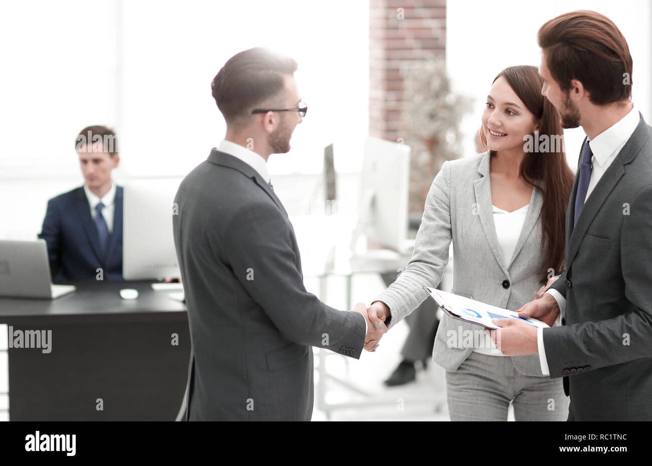 Standing man career counselor hi-res stock photography and images - Alamy