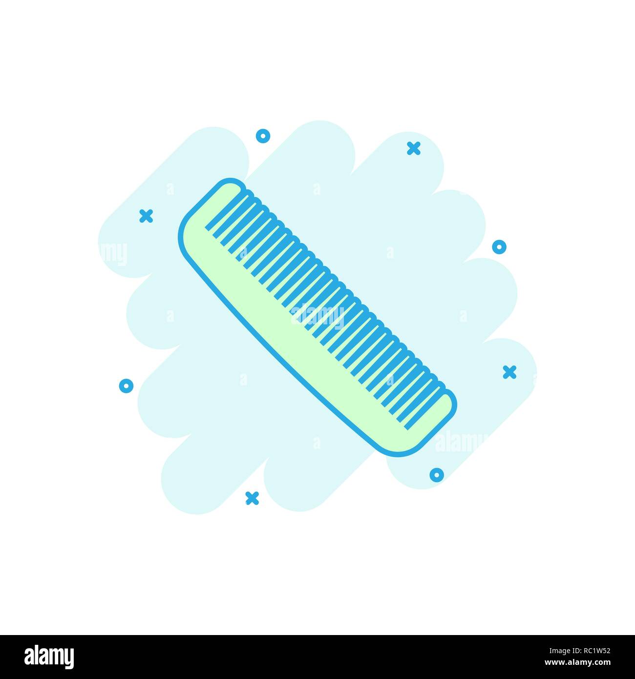 Hair comb cartoon hi-res stock photography and images - Alamy