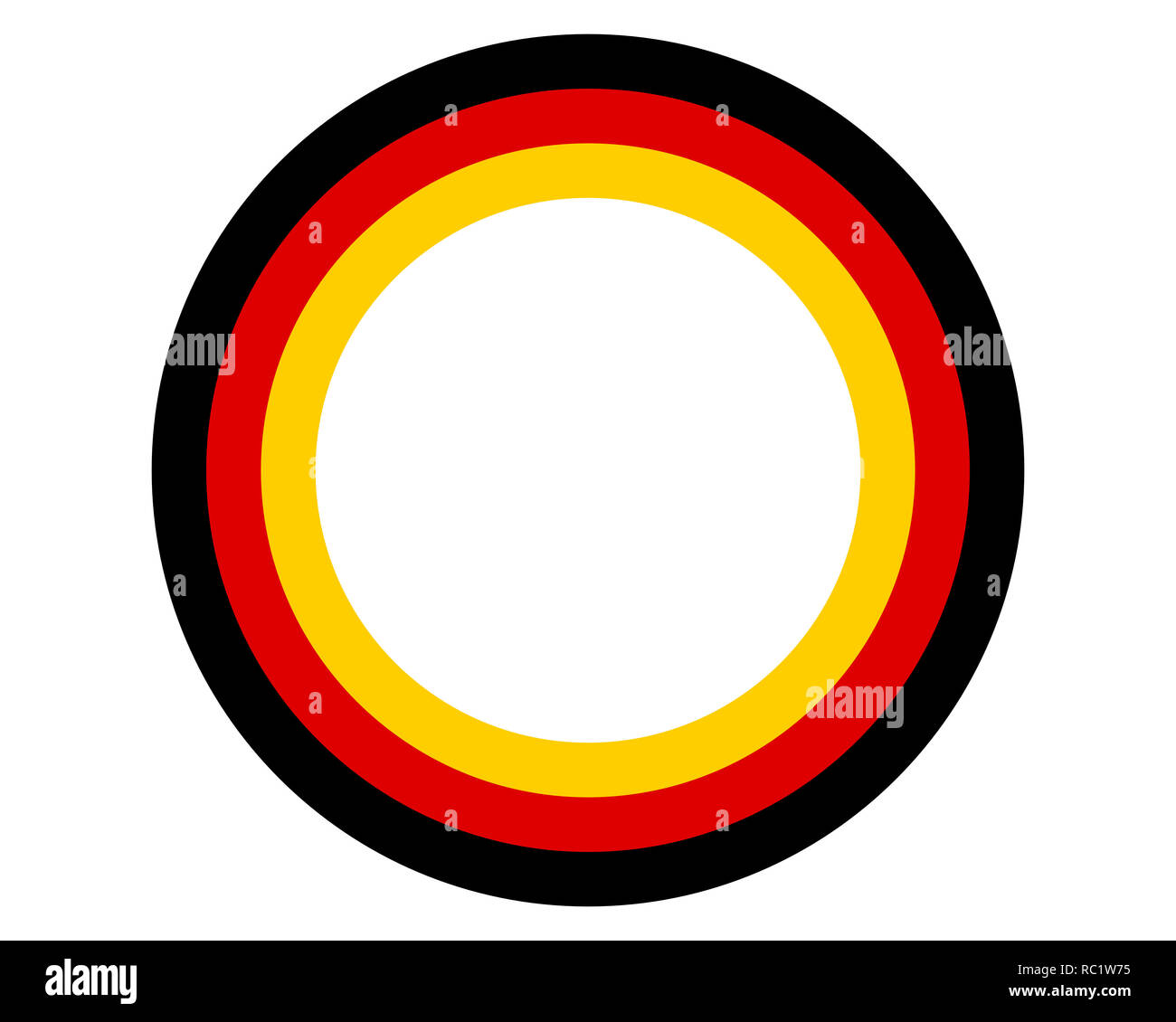 German flag with copy space Stock Photo - Alamy