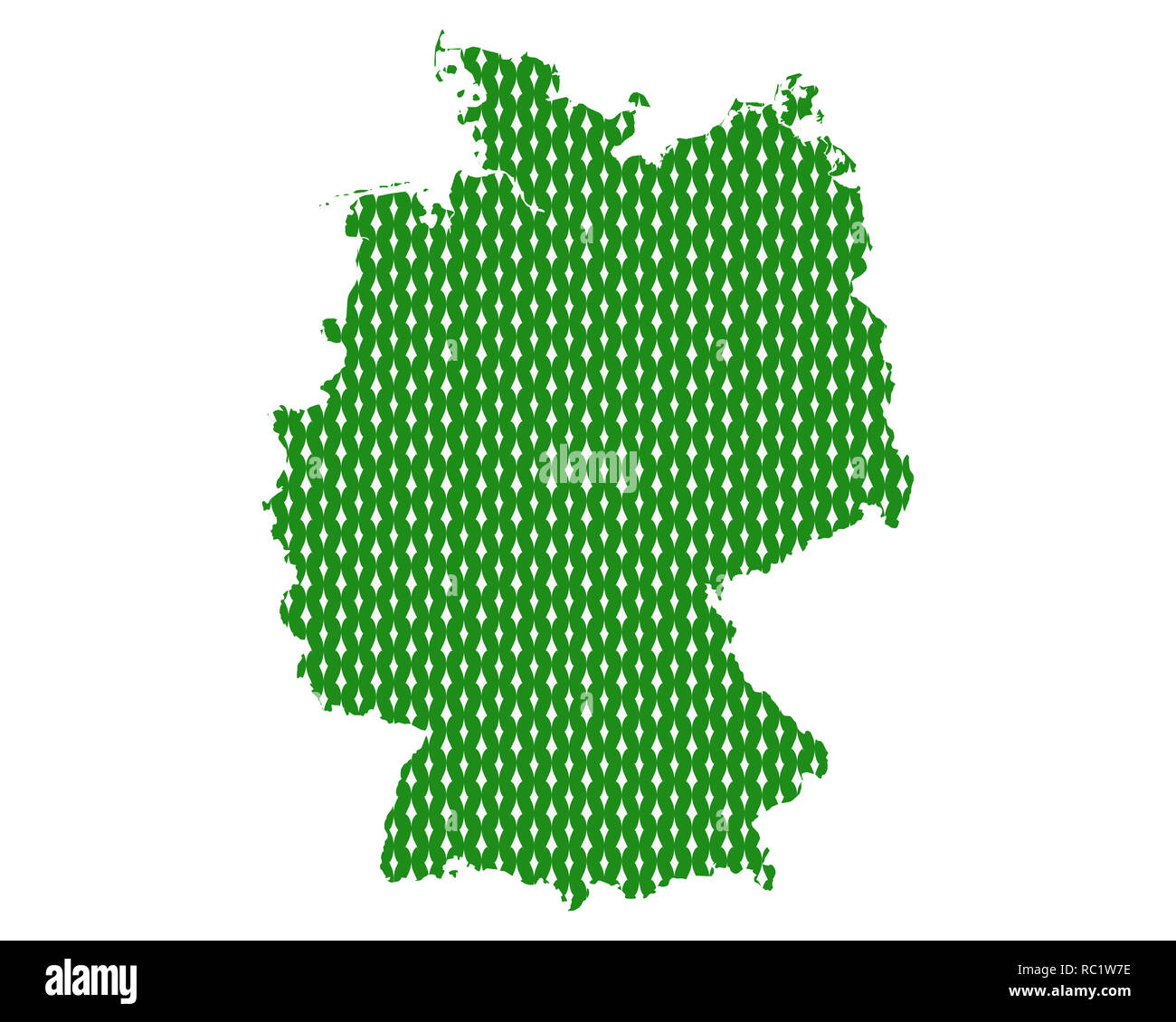 Plain map of Germany Stock Photo - Alamy