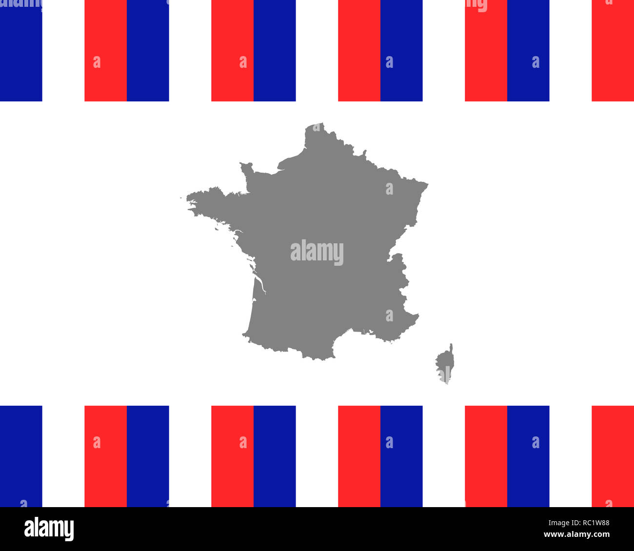 French flag and map Stock Photo - Alamy