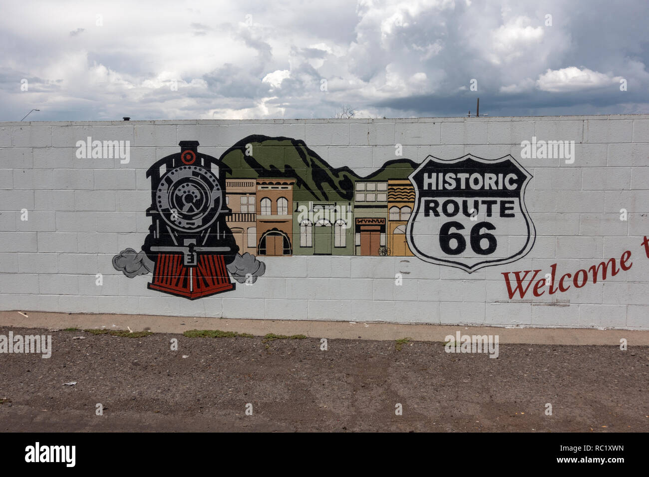 Welcome sign arizona grand canyon hi-res stock photography and images ...