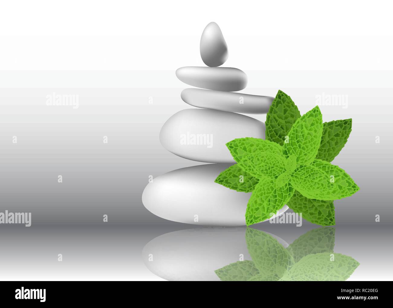 Flavour mint Stock Vector Images - Alamy