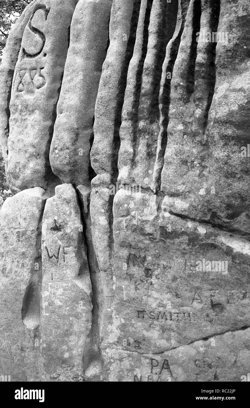 Rock face close up Black and White Stock Photos & Images - Alamy