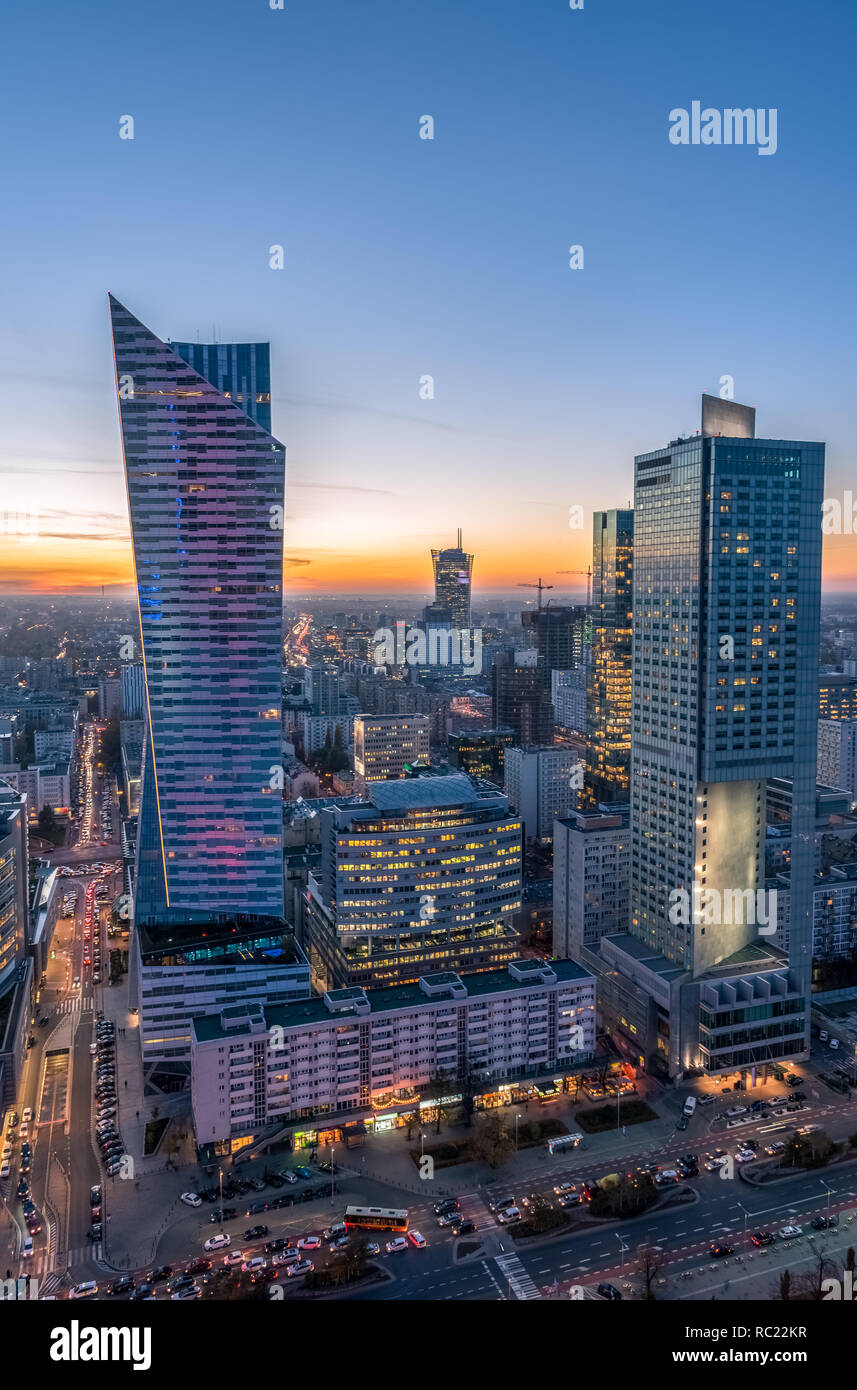Warsaw business view hi-res stock photography and images - Alamy