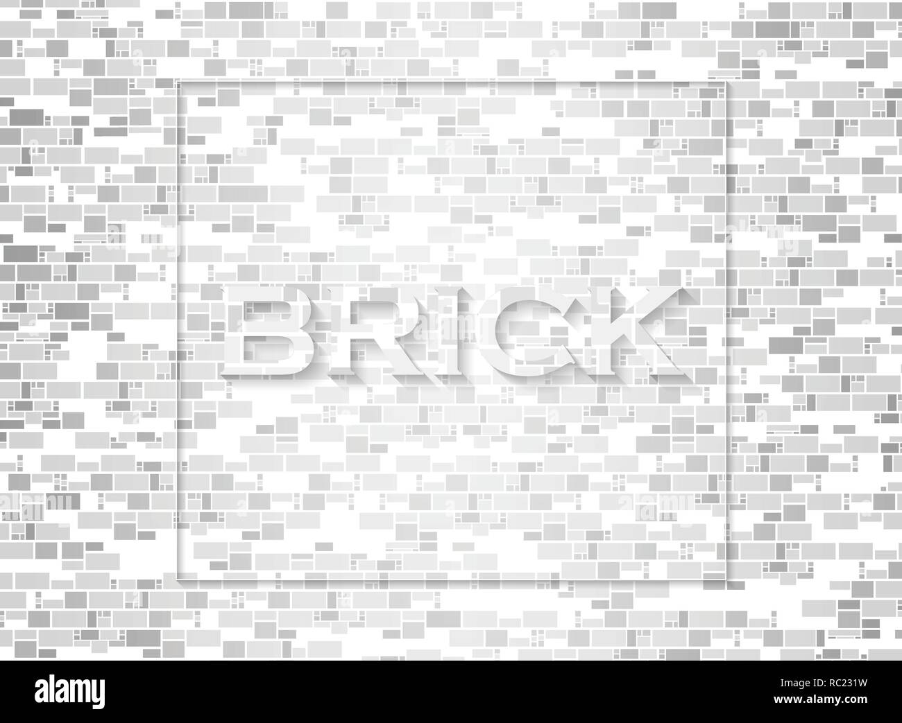 Abstract of bricks pattern background, vector eps10 Stock Vector Image ...