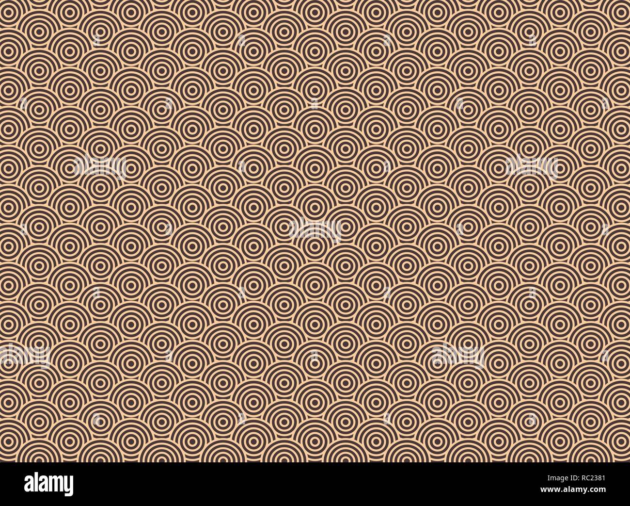 Abstract of art deco round circle pattern background, vector eps10 ...
