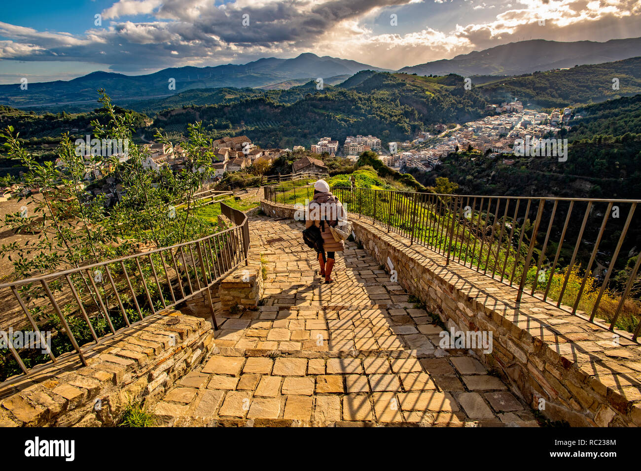 Italy Basilicata Tursi Rabatana district Stock Photo - Alamy