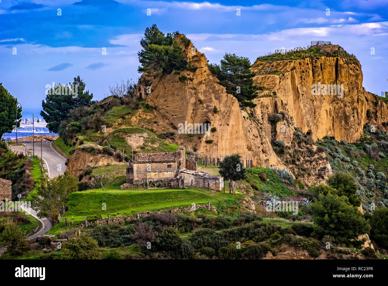 Italy Basilicata Tursi Rabatana district Stock Photo - Alamy