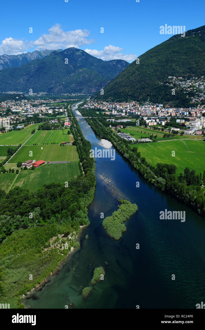 Maggia river delta hi-res stock photography and images - Alamy