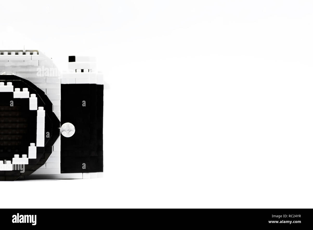 Close up of lego nikon's body Stock Photo - Alamy