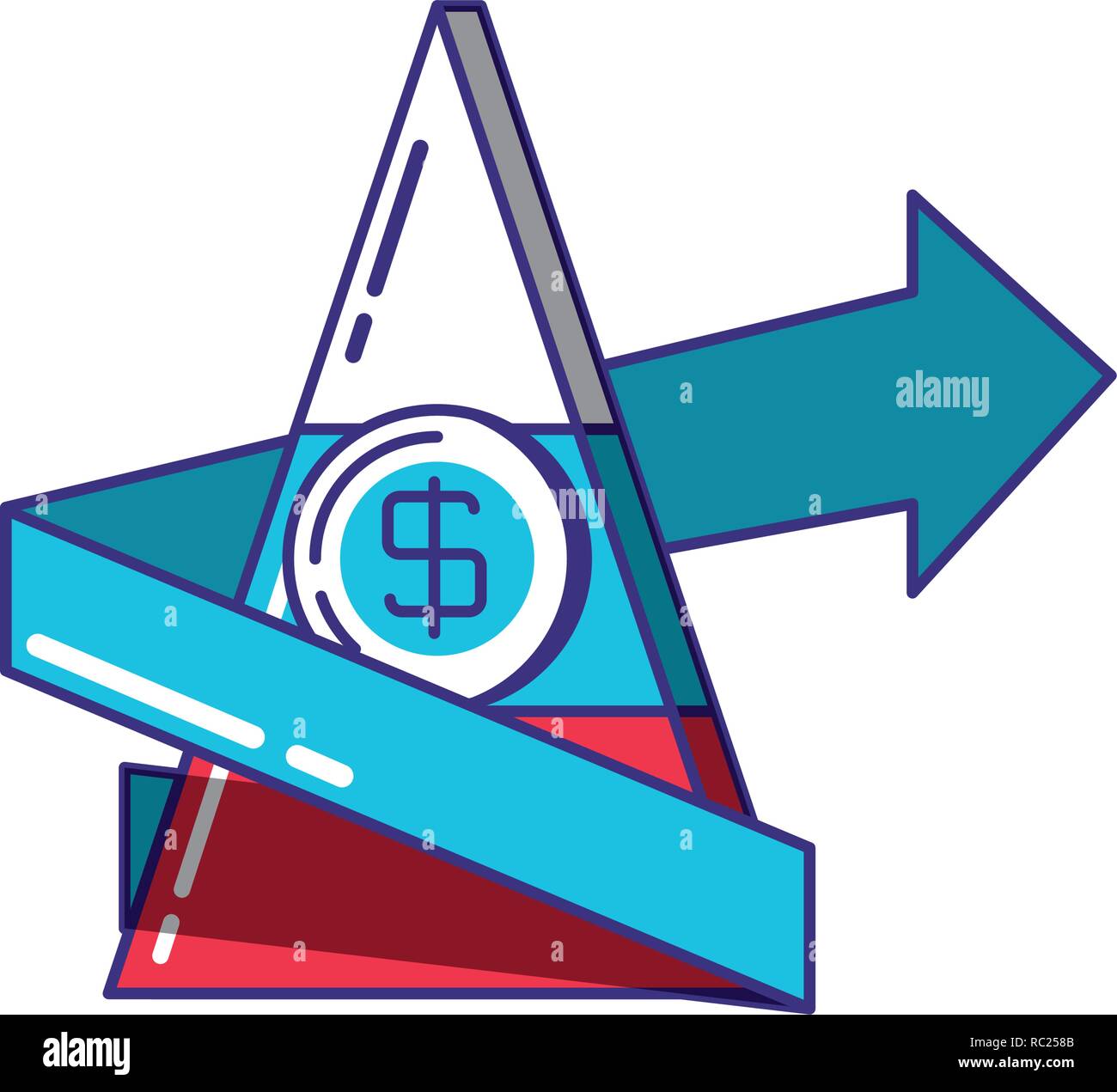 Economics dollars money cash Stock Vector Images - Alamy