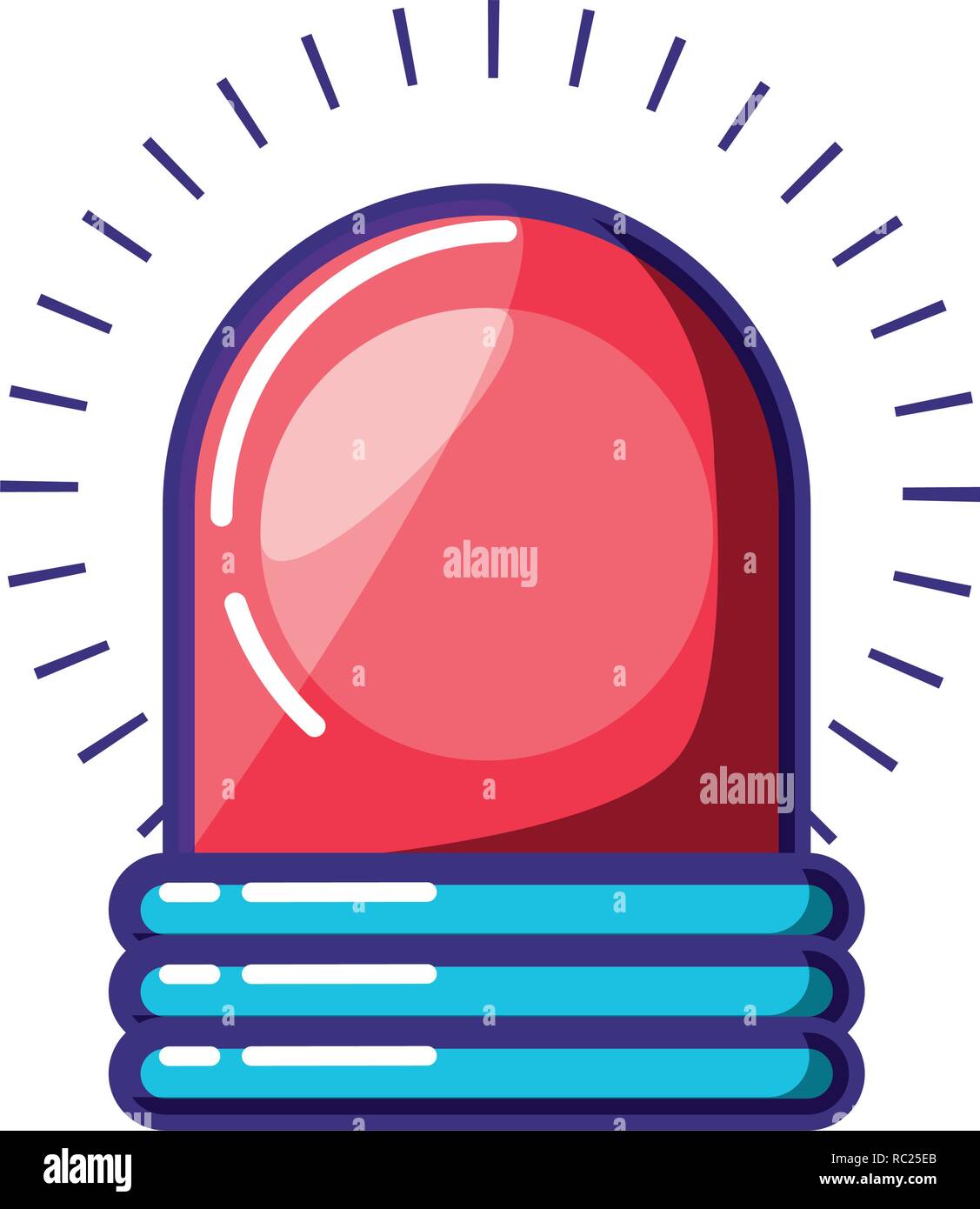 Ambulance reflection Stock Vector Images - Alamy