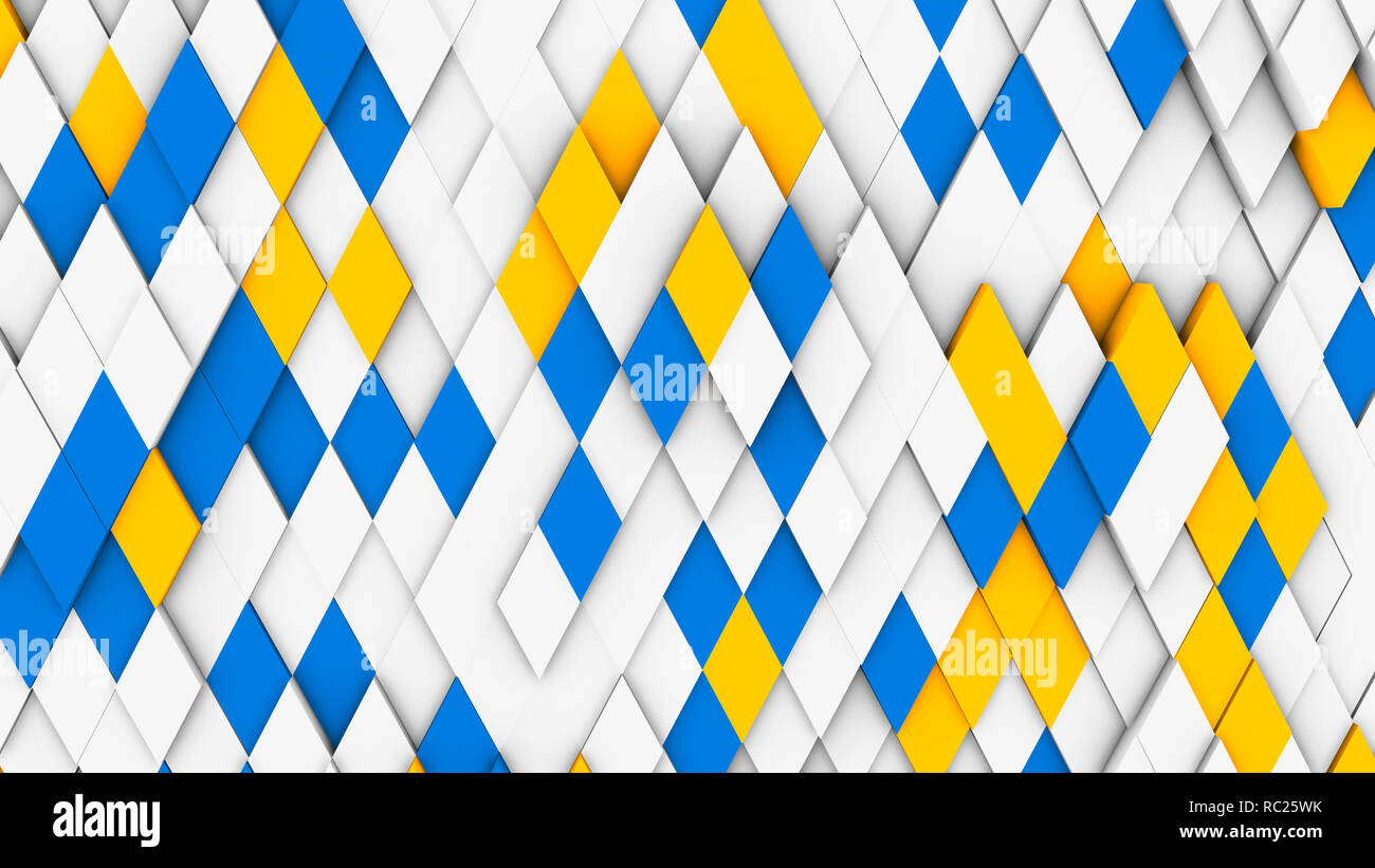 3d illustration, abstract geometric volumetric background for design ...